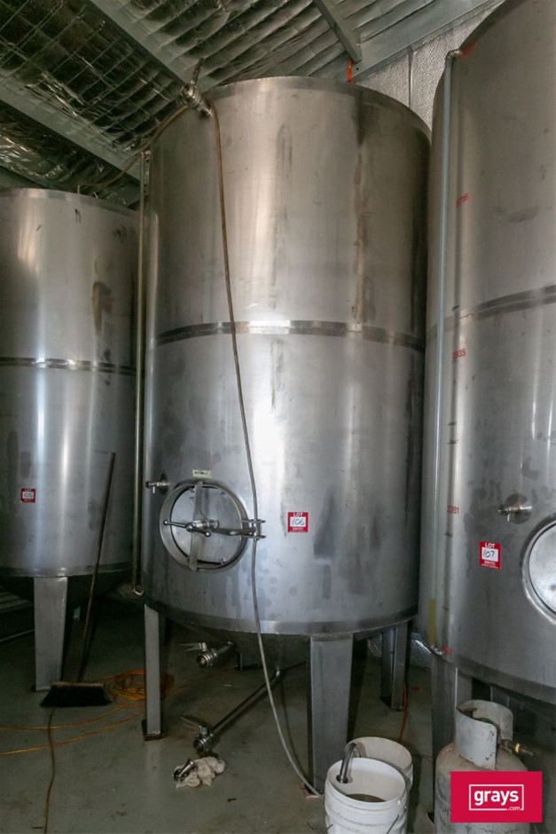 Stainless Steel Hopper Tank Auction (0206-5053701) | Grays Australia