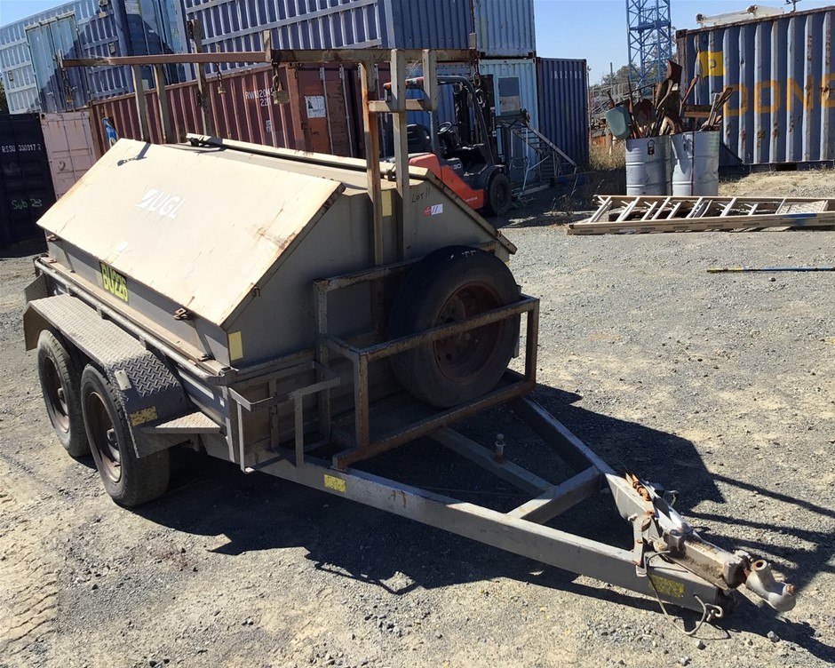 Unique Trailers Tandem Box / Enclosed Tradesmans Type Trailer Auction ...