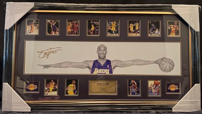 Kobe Bryant signed framed wings Auction (0020-2554773) | Grays Australia