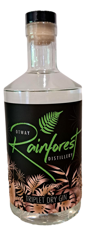 Otway Rainforest Distillery Triplet Dry Gin (3x 700mL) Auction (0228 ...