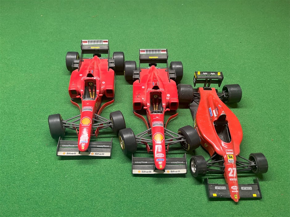 Formula 1 Ferrari Model Cars 2 x Schumacher + 1 x Alessi Auction (0266 ...