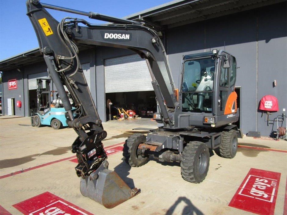 2020 Doosan DX60WN ECO Wheeled Excavator Auction (0001-7046837) | Grays ...