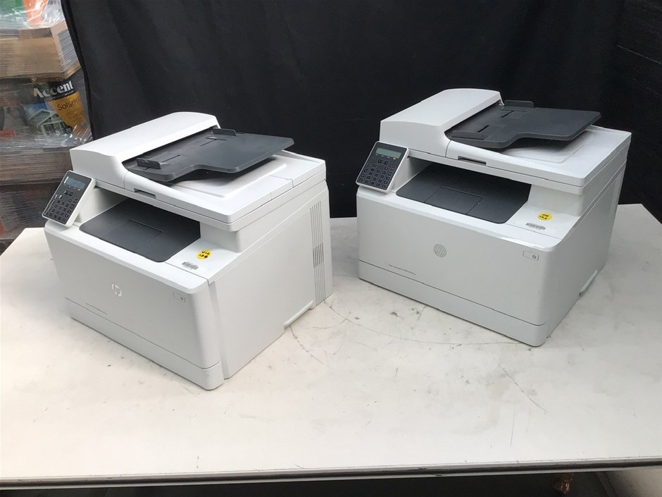 2 x HP Color LaserJet Pro MFP M181fw Printers Auction (0001-3026750 ...