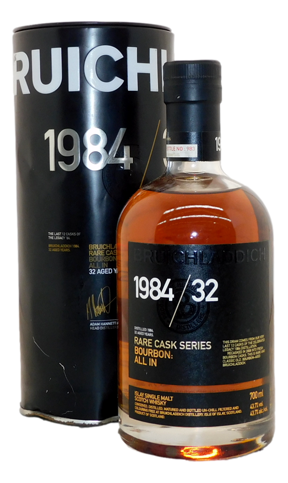 Bruichladdich 1984 32 Unpeated Islay Single Malt 32 Yrs 1x 700ml