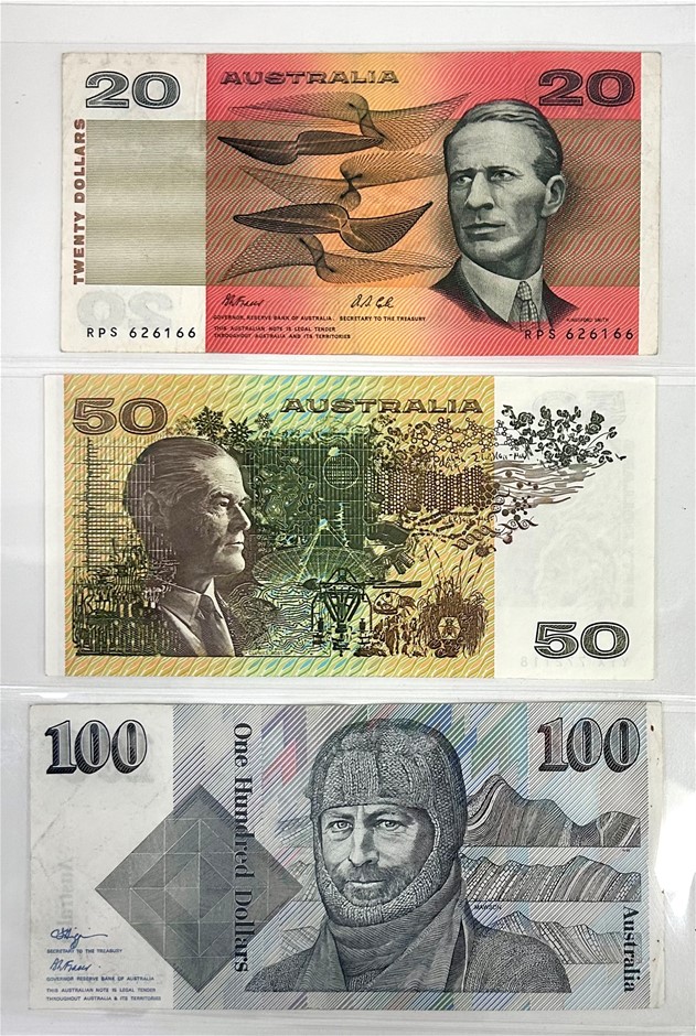 3 x Australian Bank Notes Auction (0021-2554951) | Grays Australia