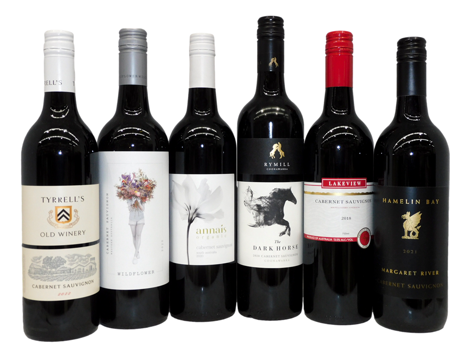 Pack of Assorted Cabernet Sauvignon (6x 750mL) Auction (0048-10724898 ...