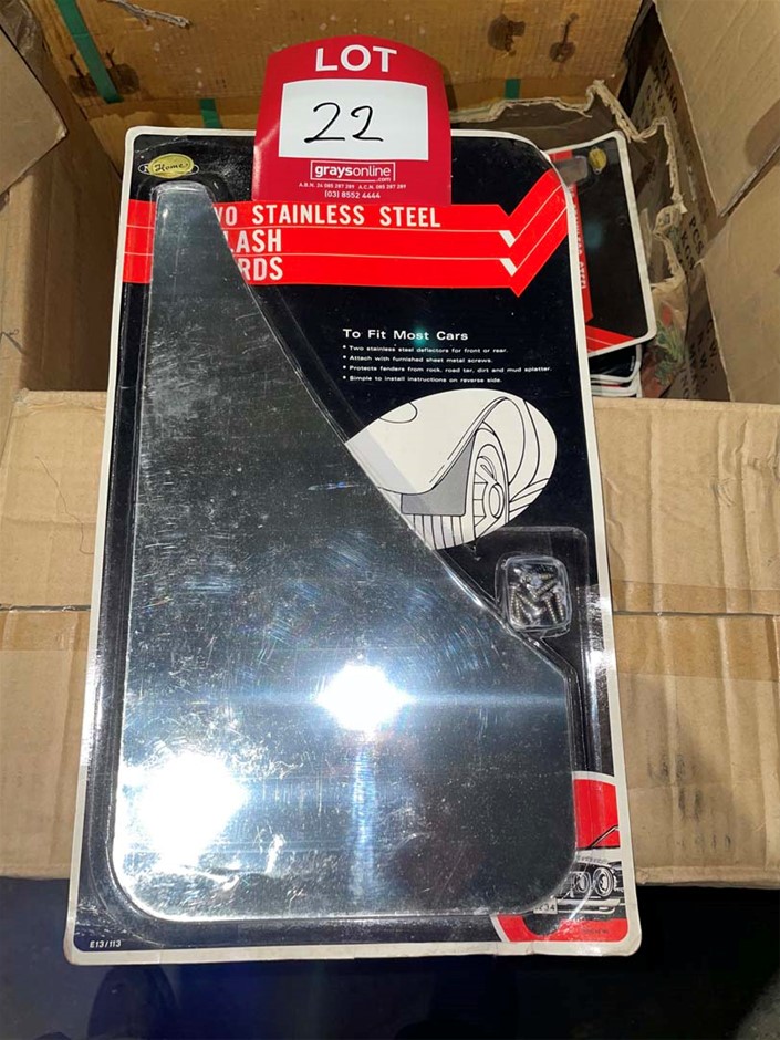 30 x Stainless Steel Automotive Mad Flaps Auction (0022-3026731 ...
