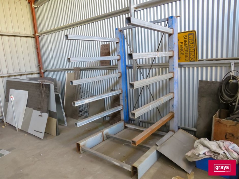 Sheet Steel Stock Rack Auction (0424-5053973) | Grays Australia