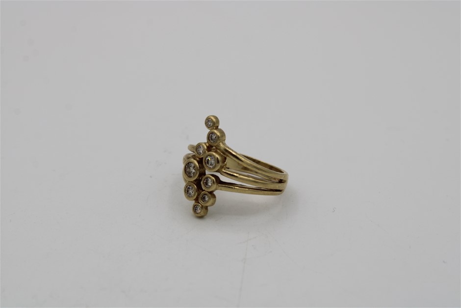 Stamped 9ct Yellow Gold Fancy Dress Ring Auction (0006-9044311) | Grays ...