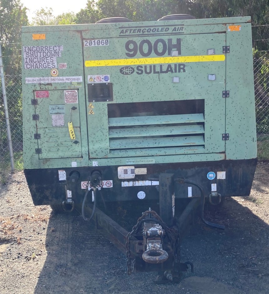 2012 Sullair 900HADTQ-CA3 Compressor - 900cfm - Diesel (Mackay) Auction ...
