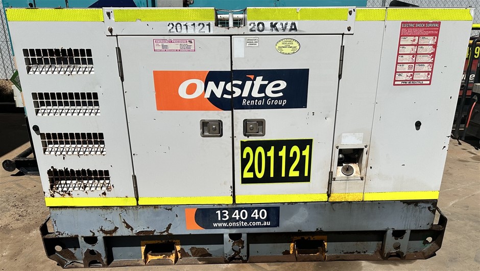 2013 GB Power GB-P20/SS Generator - Diesel - 20kva (Mt Isa) Auction ...