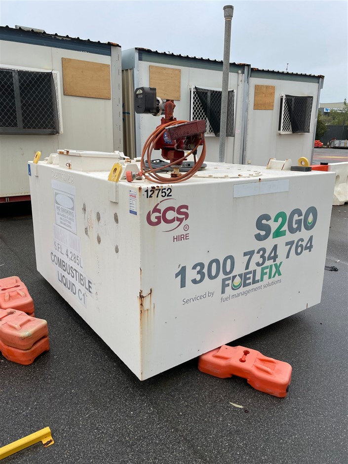 2011 FUELFIX T4.5 Fuel Tank - 4,500ltr - Incl 240v Pump (Wangara ...