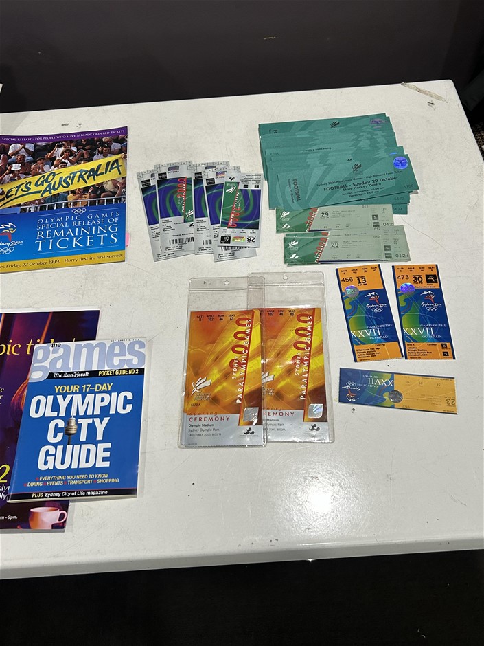 Sydney Olympic 2000 and paralympic items Auction (0447-5054042) | Grays ...