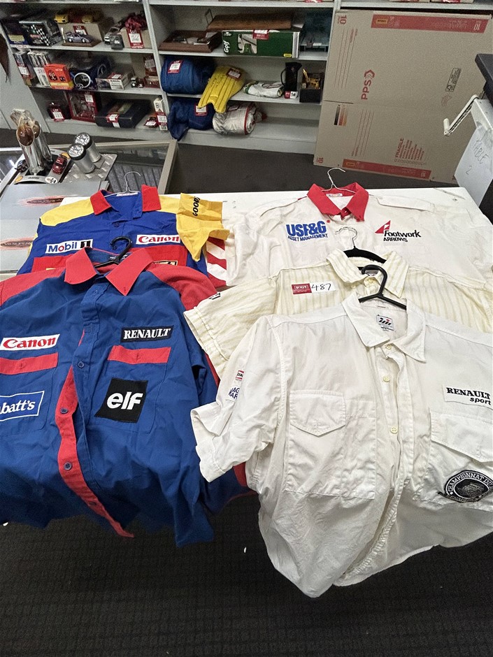 F1 sponsors shirts Auction (0487-5054042) | Grays Australia