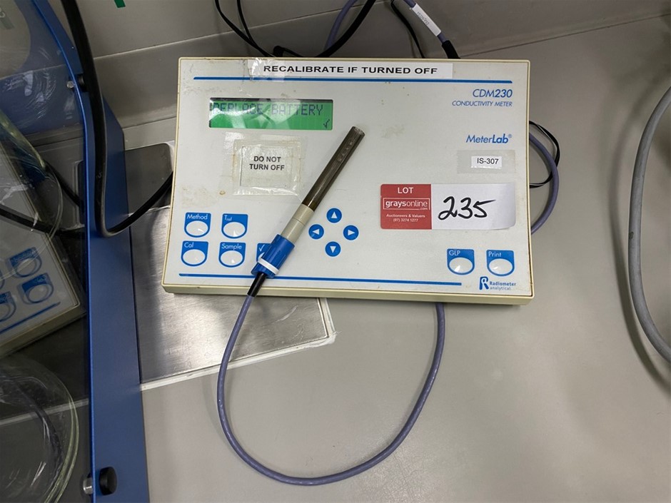 RADIOMETER ANALYTICAL Conductivity Meter Auction (0235-7047378) | Grays ...