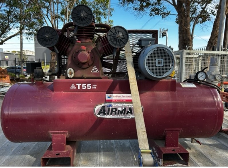 AIRMAC T55 Compressor 50CFM (Electric) Auction (0024-5054074) | Grays ...
