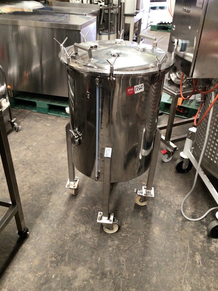 Stainless Steel Mobile Laboratory 150LT Tanks Auction (1260-7047373 ...