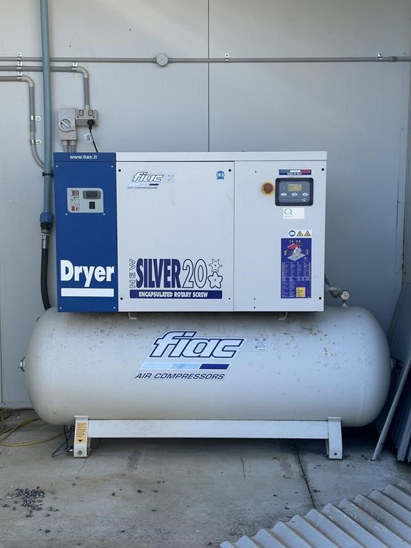 2020 FIAC NEW SILVER D 20/500 Air Compressor and Dryer Auction (0343 ...