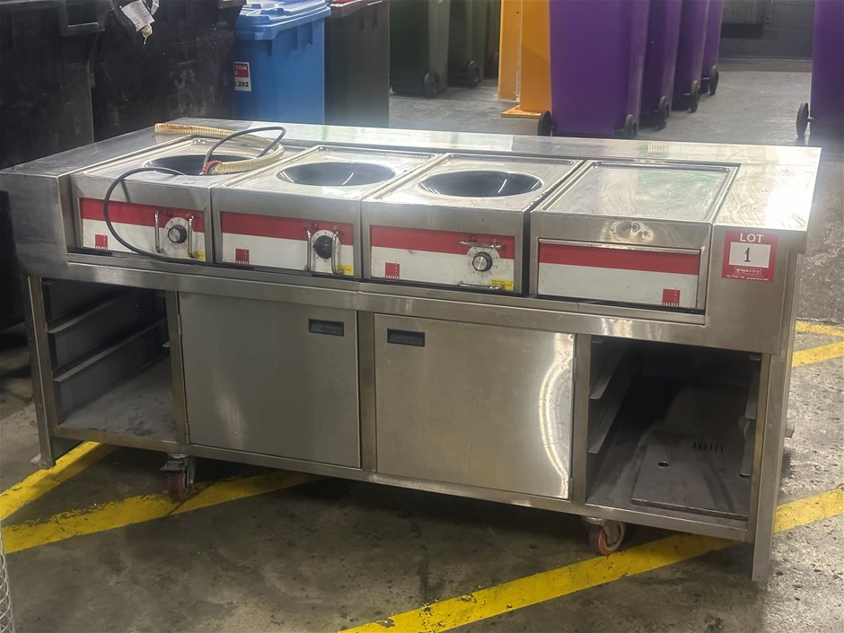 SALVIS mobile induction Wok Cooker Auction (0001-5054173) | Grays Australia