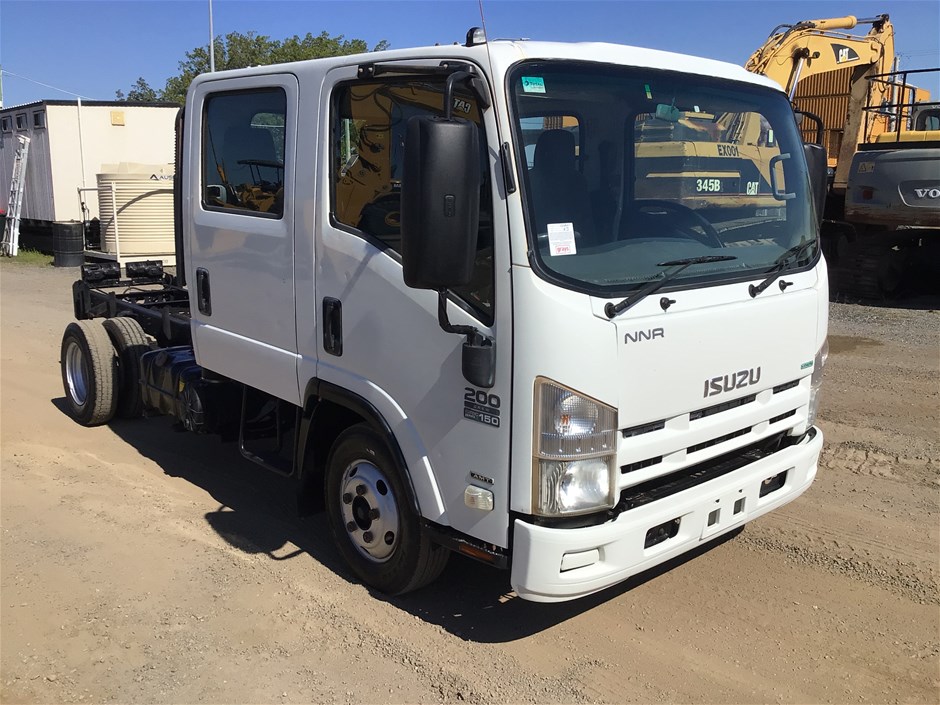 2012 Isuzu NNR 4 x 2 Cab Chassis Truck Auto 89,248 kms Auction (0001-7047277) | Grays Australia