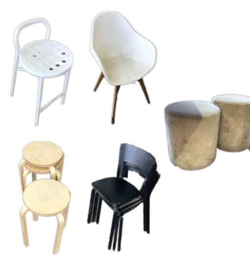 Assorted Stools, Chairs & Ottomans Auction (0004-5054189) | Grays Australia