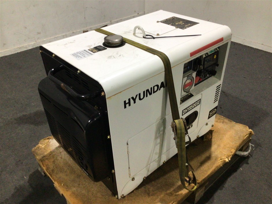 Hyundai DHY8500SE Diesel Generator Auction (0007-7047517) | Grays Australia