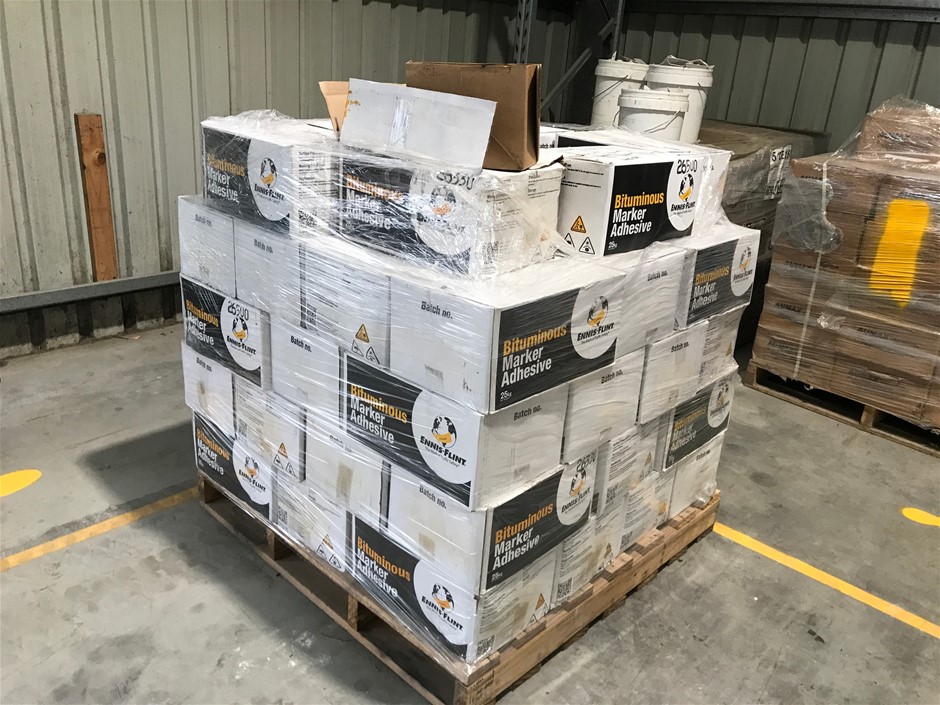 1 x Pallet of Bituminous Marker Adhesive Auction (0092-3027029) | Grays ...