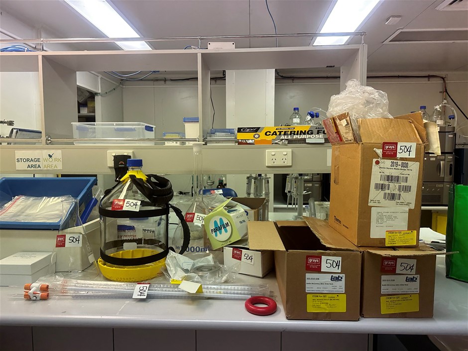 Assorted general consumables, glassware etc Auction (0504-7047379 ...