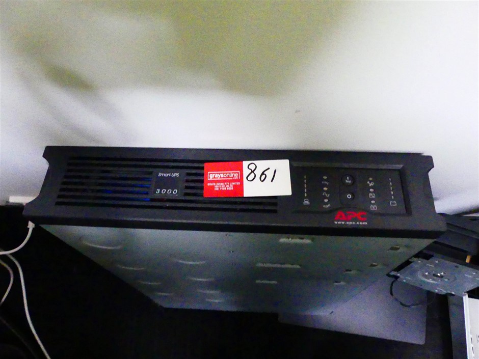 APC Smart UPS 3000 UPS Make: APC Model: Smart UPS 300 Auction (0861-5054125) | Grays Australia