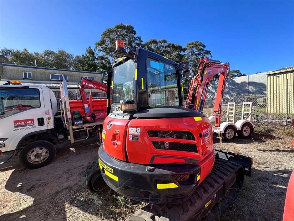 Kubota U55-4G Hydraulic Excavator Flood Damaged Auction, 48% OFF