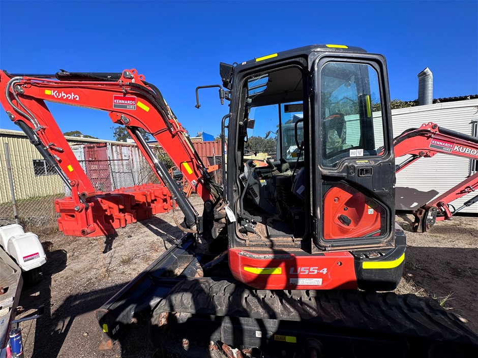 Kubota U55-4G Hydraulic Excavator Flood Damaged Auction, 48% OFF