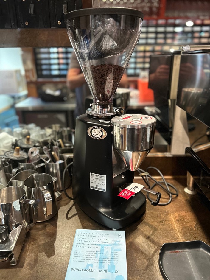 MAZZER LUIGI Coffee Grinder Model Super Jolly Electronic Auction (0074 ...