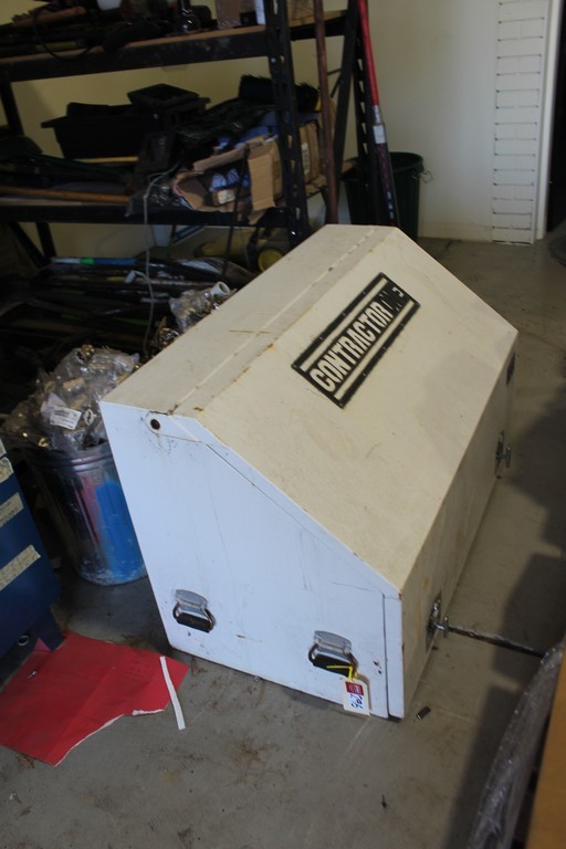 1-11 Contractor One Steel Tray Mount Tool Box Auction (0296-5054208 ...