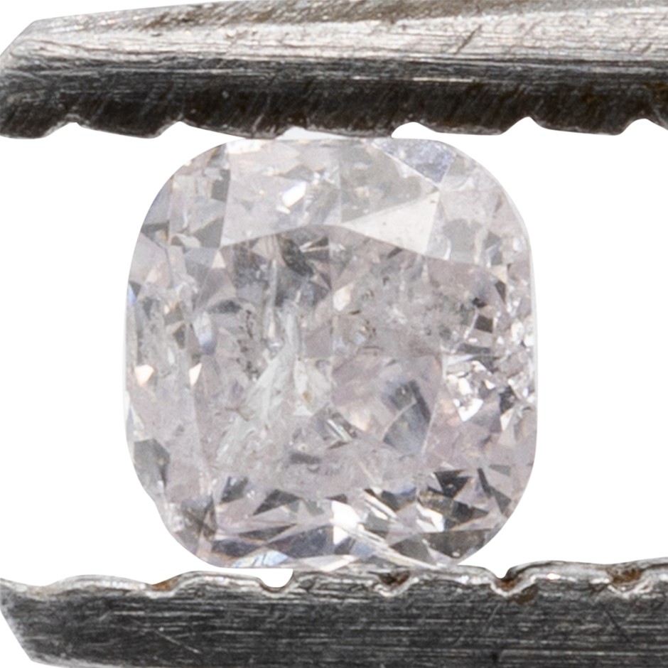 6 Point Fancy Light Pink Genuine Diamond Auction (0002-2555816) | Grays ...