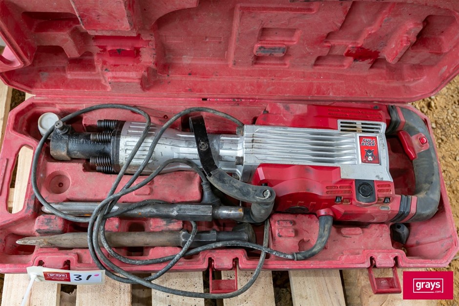 Full Boar FBT1800 Jack Hammer with Poly Case Auction (0031-5053952 ...