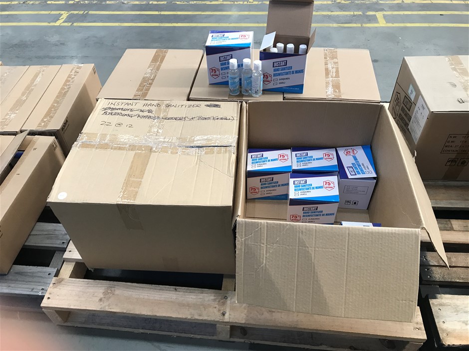 5 x Cartons of Instant Hand Sanitiser Auction (0251-3027211) | Grays ...