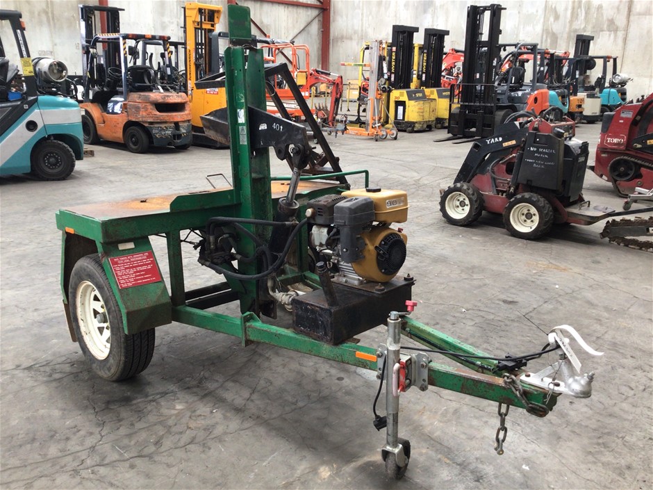 2003 Homemade Petrol Log Splitter Single Axle Trailerr Auction (0033 ...
