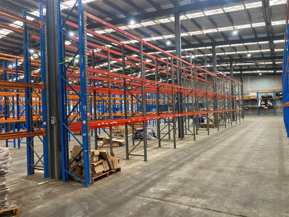 10 x Bay of BROWNBUILT pallet racking Auction (0052-3027218) | Grays ...