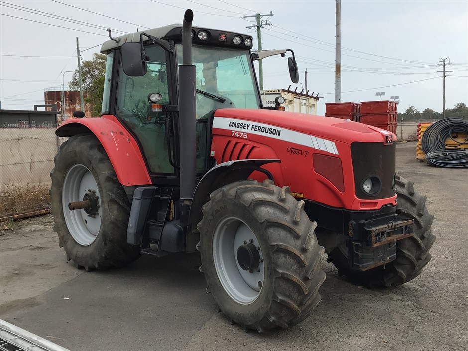 MASSEY FERGUSON Dyna-VT 7475 Tractor Auction (0001-7047832) | Grays ...