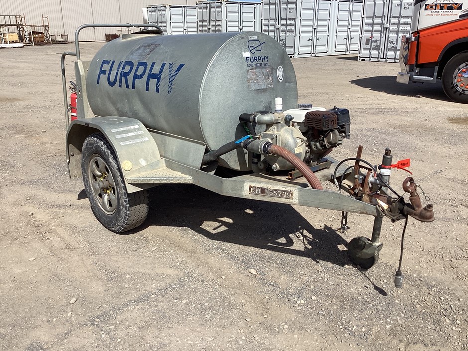 2012 Furphy Engineering MF2 Single Water Trailer Auction (0003-8018128 ...