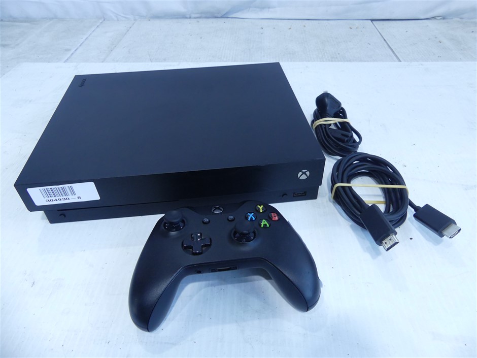 Microsoft Xbox One X Console, Model 1787, Black Auction (0017-2559516) | Grays Australia