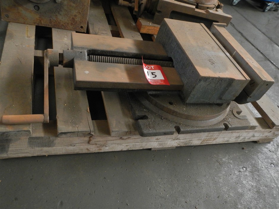 Machining Vice - 350mm Clamp Width, 400mm Opening, 75mm Width Clamp ...