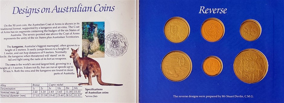 DESIGNS OF AUSTRALIAN COINS - 1984 Auction (0005-2556123) | Grays Australia