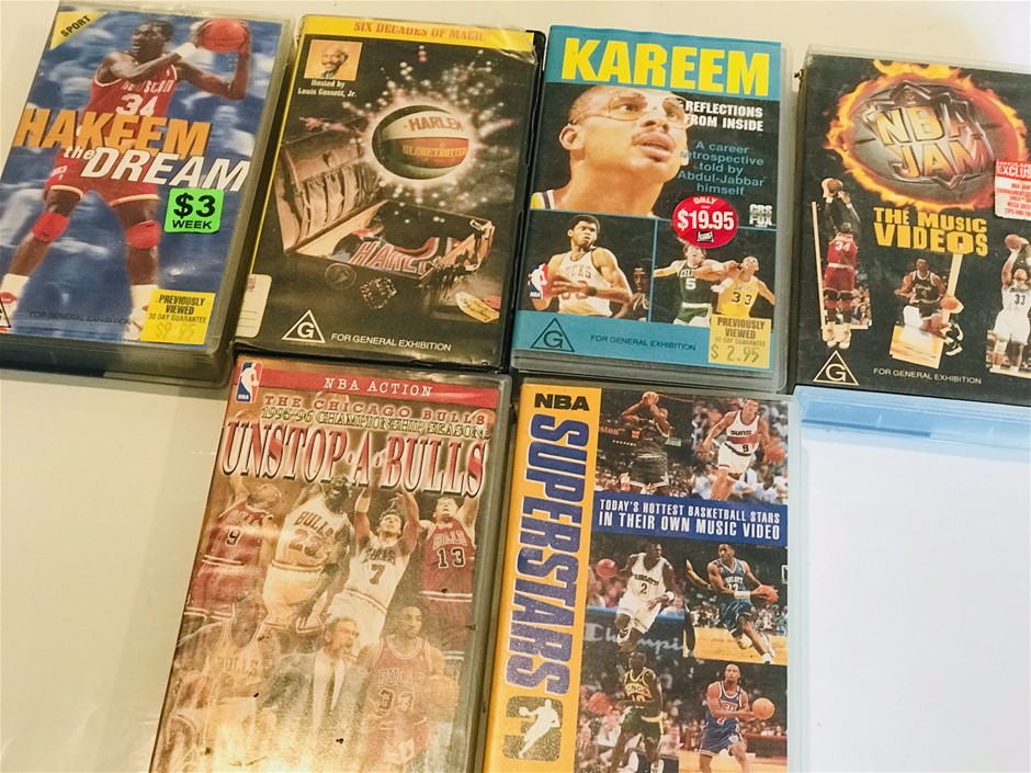 Lot of NBA/Basketball vintage VHS tapes Auction (0005-8018163) | Grays ...