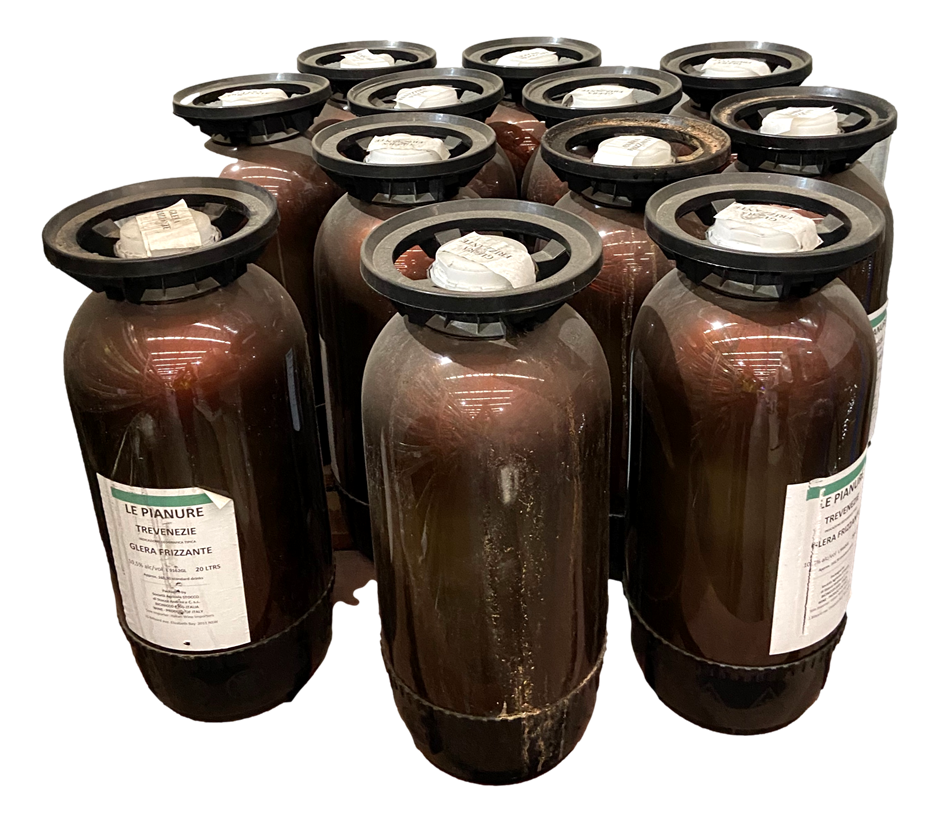 Plt of Wine Kegs Le Pianure Trevenezie Glera Frizzante 10.5% (12x 20L ...