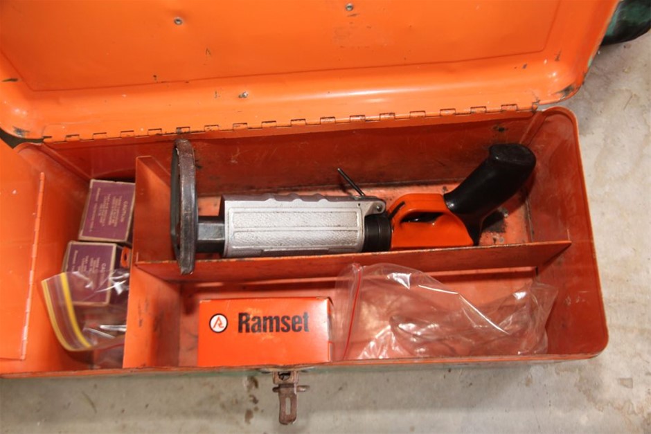 Ramset Powder Actuated Nail Gun with Steel Case Auction (0235-5054335 ...