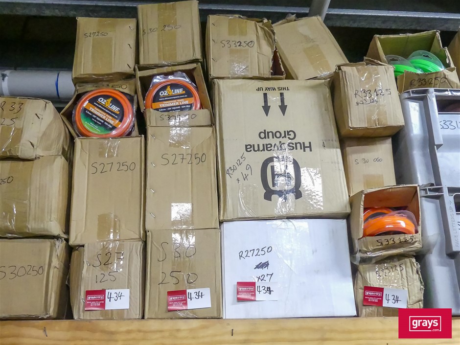 Unused Assorted Packets Of Commercial Grade Trimmer Line Auction (0434 ...