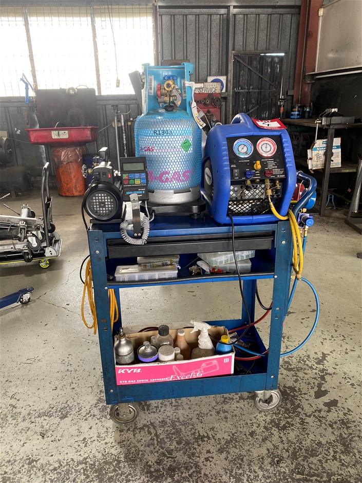 Mastercool Accu-Charge II Air Conditioning Refrigerant Recovery System ...