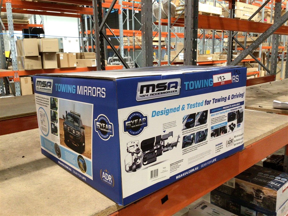 Unused Set MSA Towing Mirrors Auction (0192-7048168) | Grays Australia