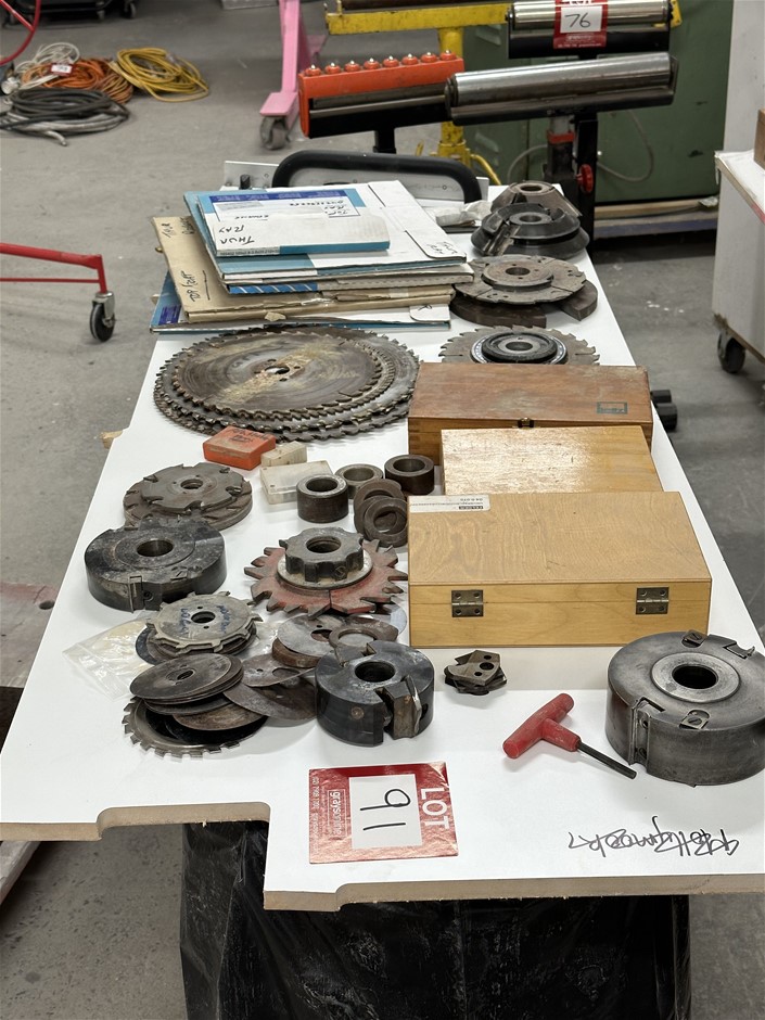 Assorted Tools Parts & Accessories (to suit Felder BF6-41 Combination ...